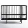 AllModern Sobro Black Metal Narrow Birdcage Style 2 Shelf Console Table ...
