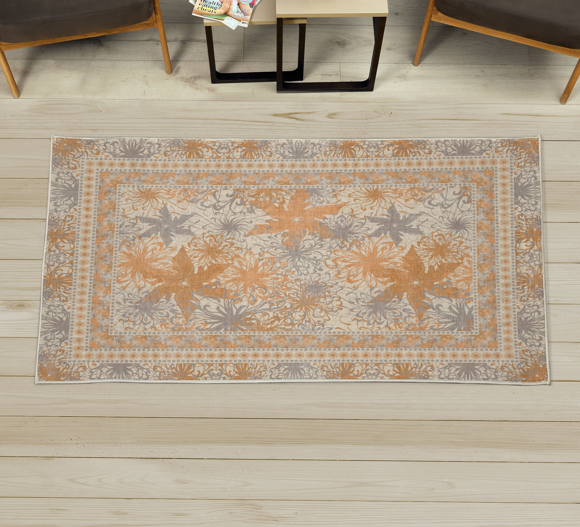 Bungalow Rose Floral High Density Long Fiber Poly Threads Decorative ...