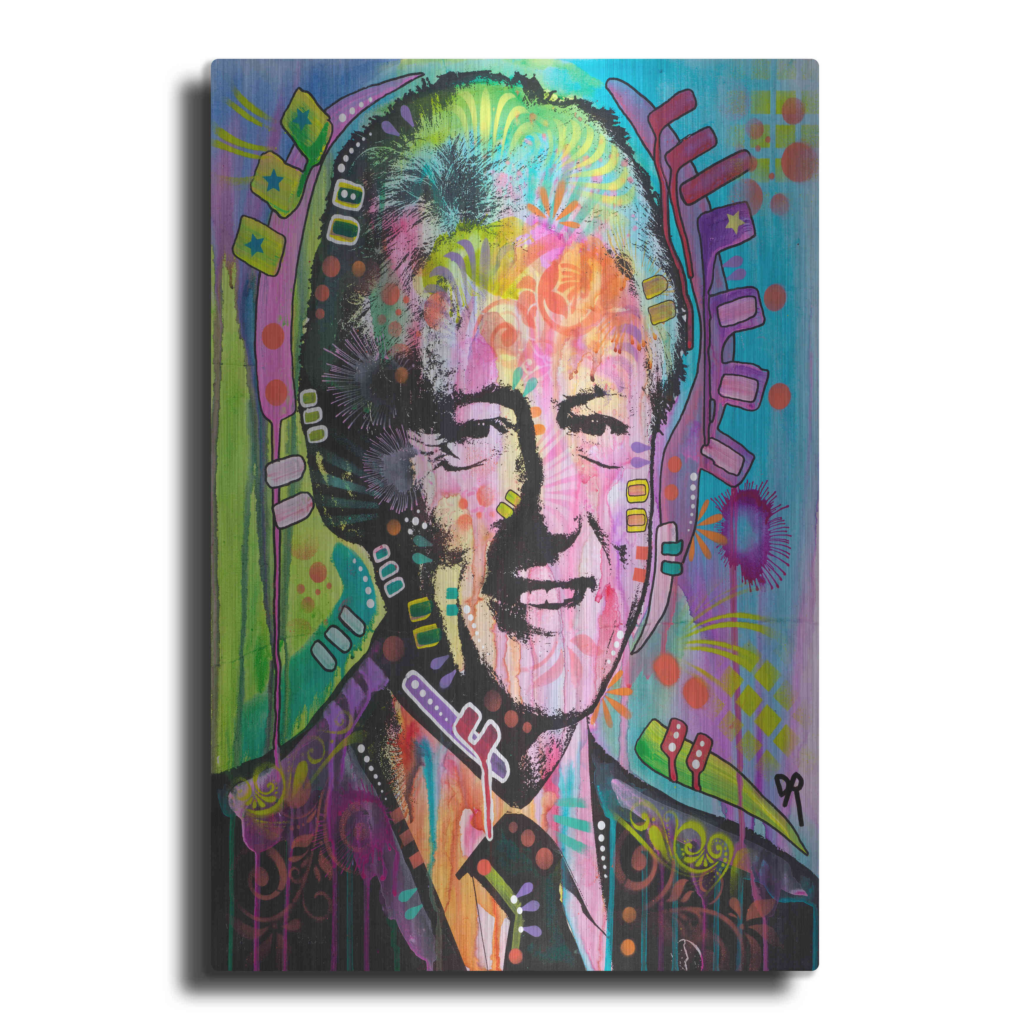 Trinx Bill Clinton by Dean Russo - Unframed Graphic Art on Metal ...