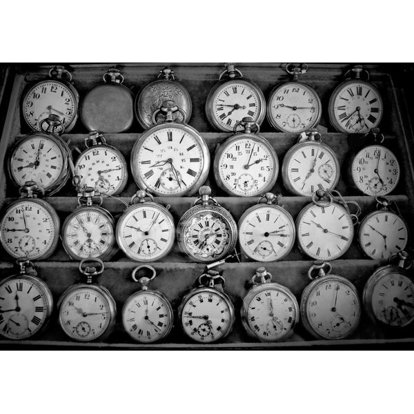 IDEA4WALL Vintage Watches Self-Adhesive Large Wallpaper - Wayfair Canada