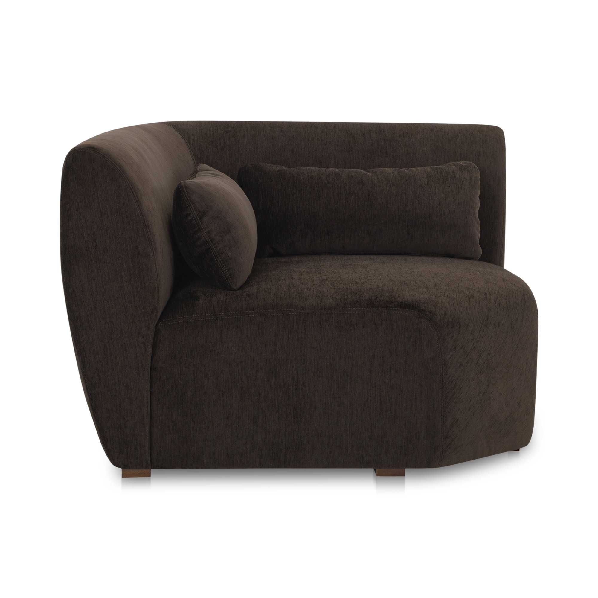 Moe's Home Collection AMELIA CORNER CHAIR CHESTNUT | Perigold