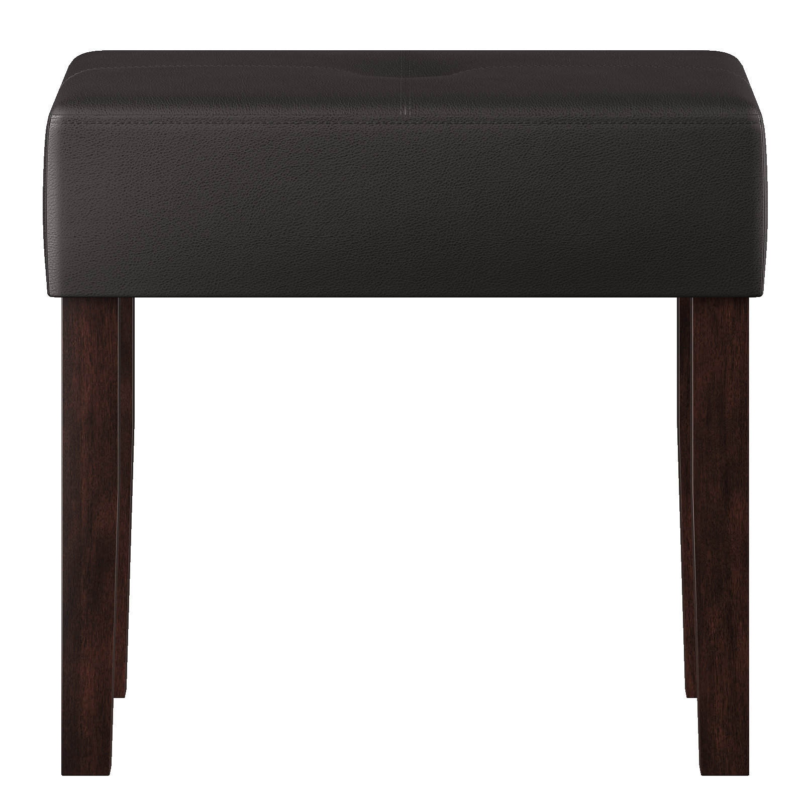Winston Porter Norena PU Leather Ottoman Stool, Entryway Footstools ...