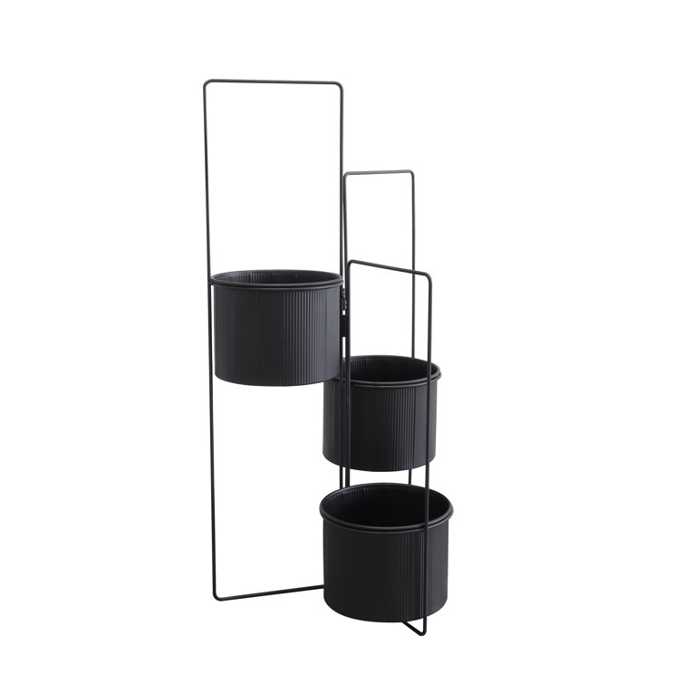 Borough Wharf Aadyn Metal Pot Planter | Wayfair.co.uk
