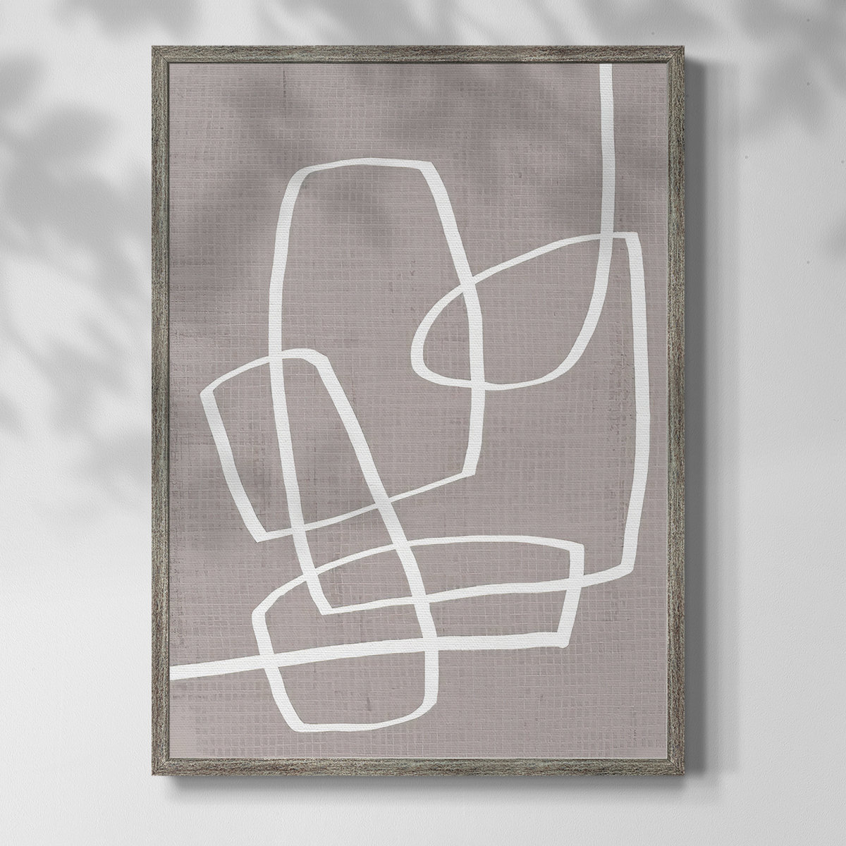 House of Hampton Linen Roundabout II Framed Print - Solid Wood ...