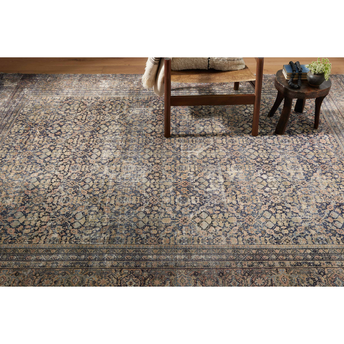 Amber Lewis x Loloi Morgan Denim/Multi Rug & Reviews | Birch Lane