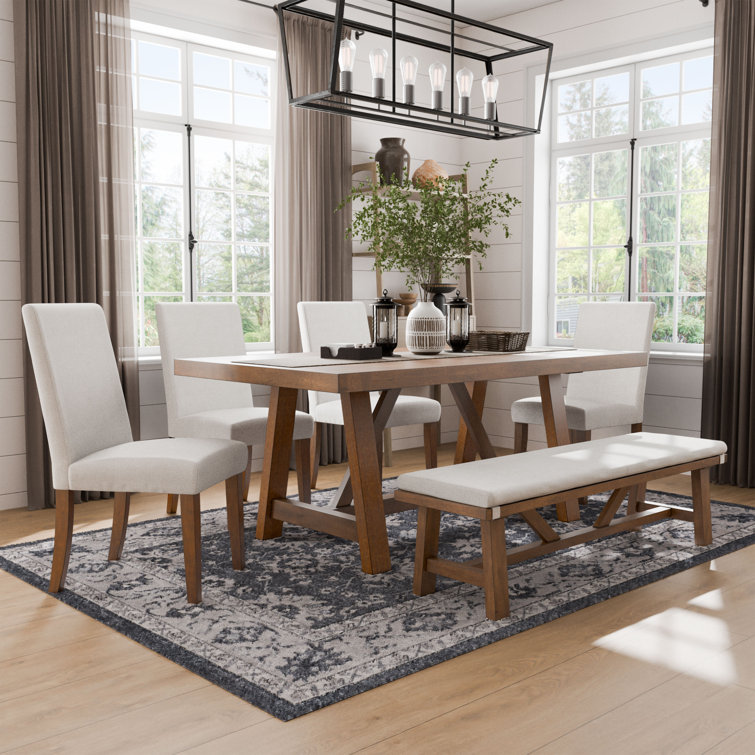 Gracie Oaks Analah 6-Piece Dining Table Set | Wayfair