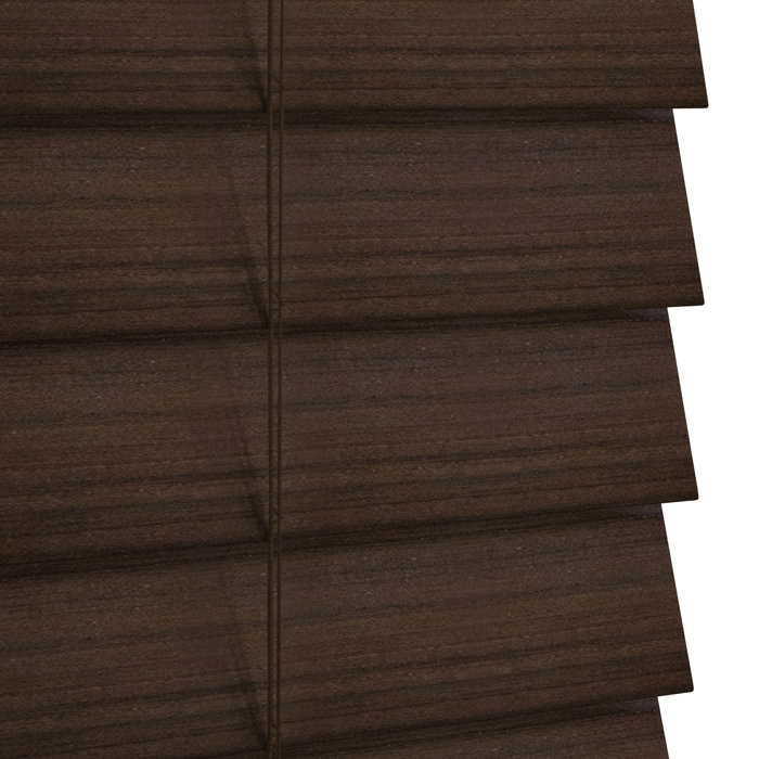Symple Stuff 2.5 " Room Darkening Cordless Faux Wood Blind & Reviews ...