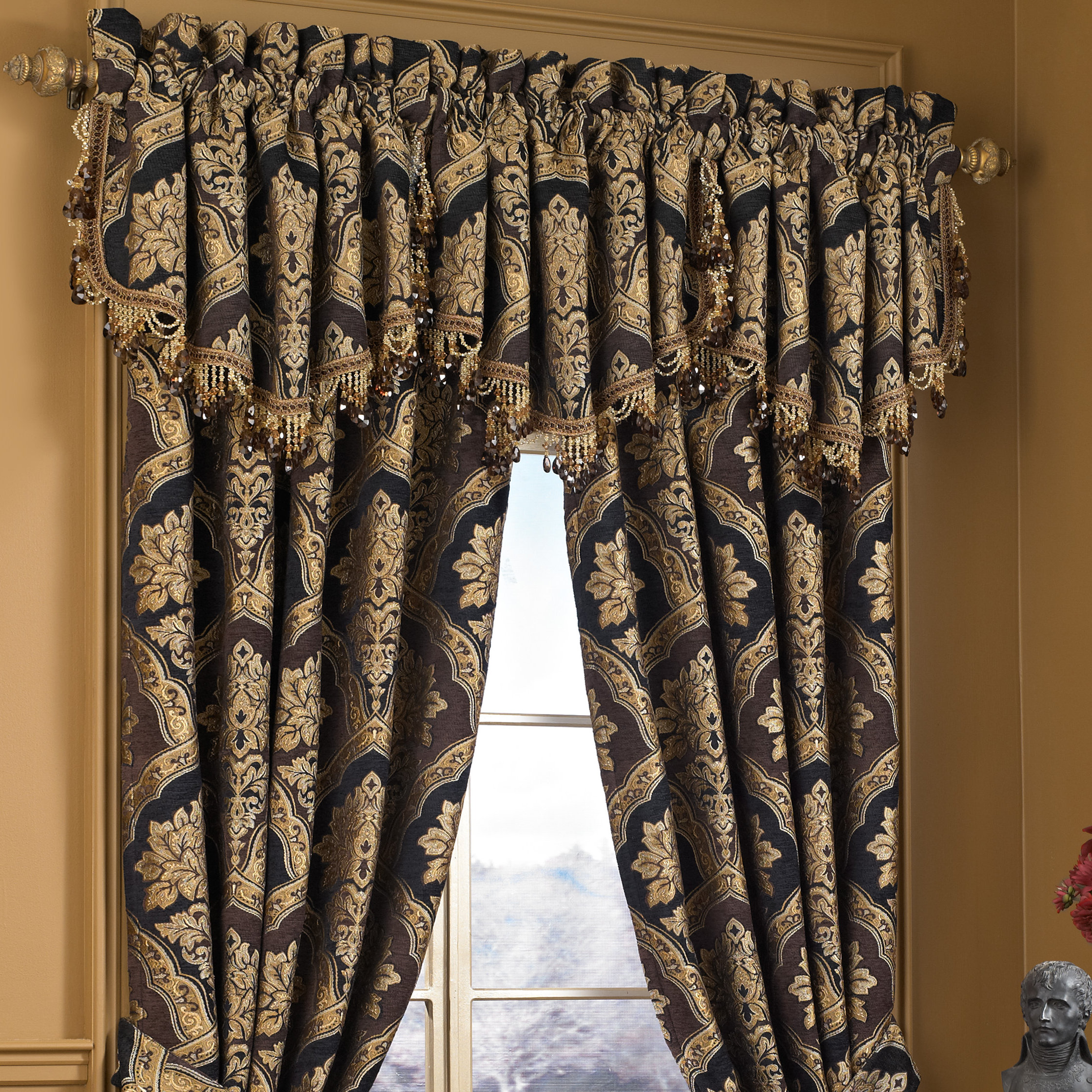 Five Queens Court Reilly Window Ascot Valance & Reviews | Wayfair