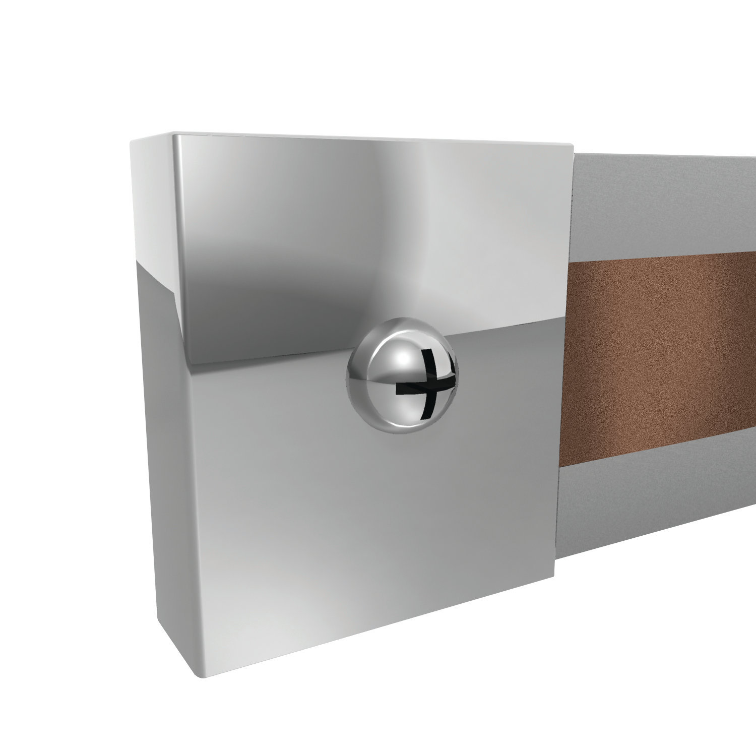 Ghent 2 Map rail End Stop, 2-Count | Wayfair