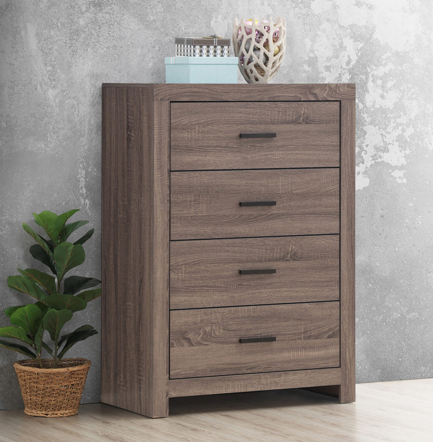 Wade Logan® Adallard 4 Drawer 31.5" W Chest | Wayfair