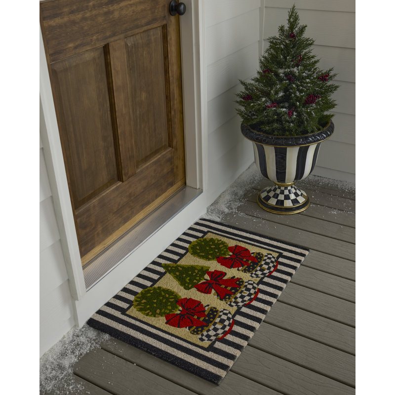 MacKenzie-Childs Topiary Entrance Mat | Wayfair