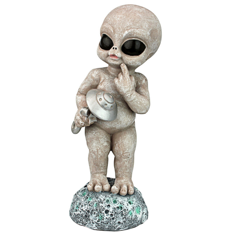 Design Toscano Zeta the Toddler, Baby Alien Figurine & Reviews | Wayfair