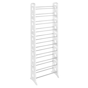 Rebrilliant Floor 10-Tier 30 Pair Shoe Rack & Reviews | Wayfair