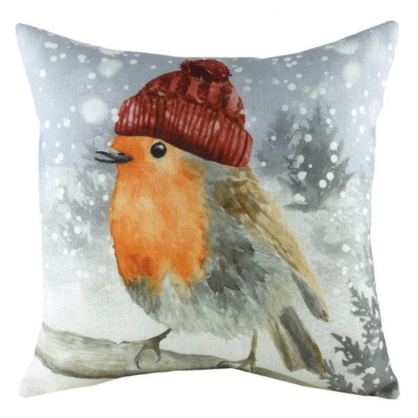 Evans Lichfield Robin Floral Square Throw Cushion Cover | Wayfair.co.uk