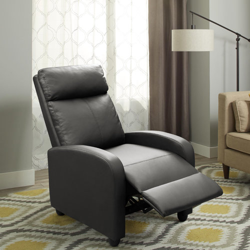 Faux Leather Recliners You'll Love | Wayfair