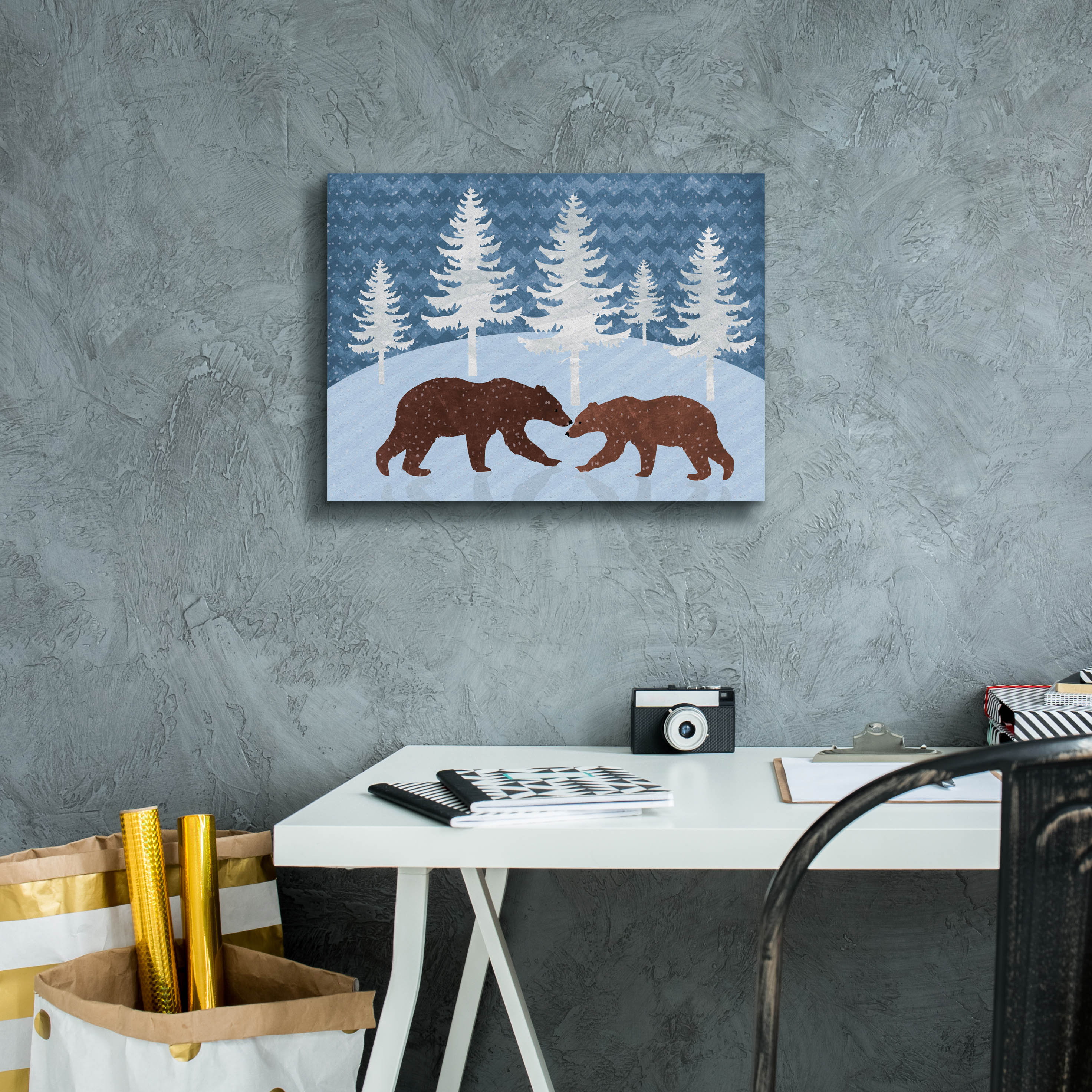 Millwood Pines 'Bear' by Erin Clark Canvas Wall Art | Wayfair