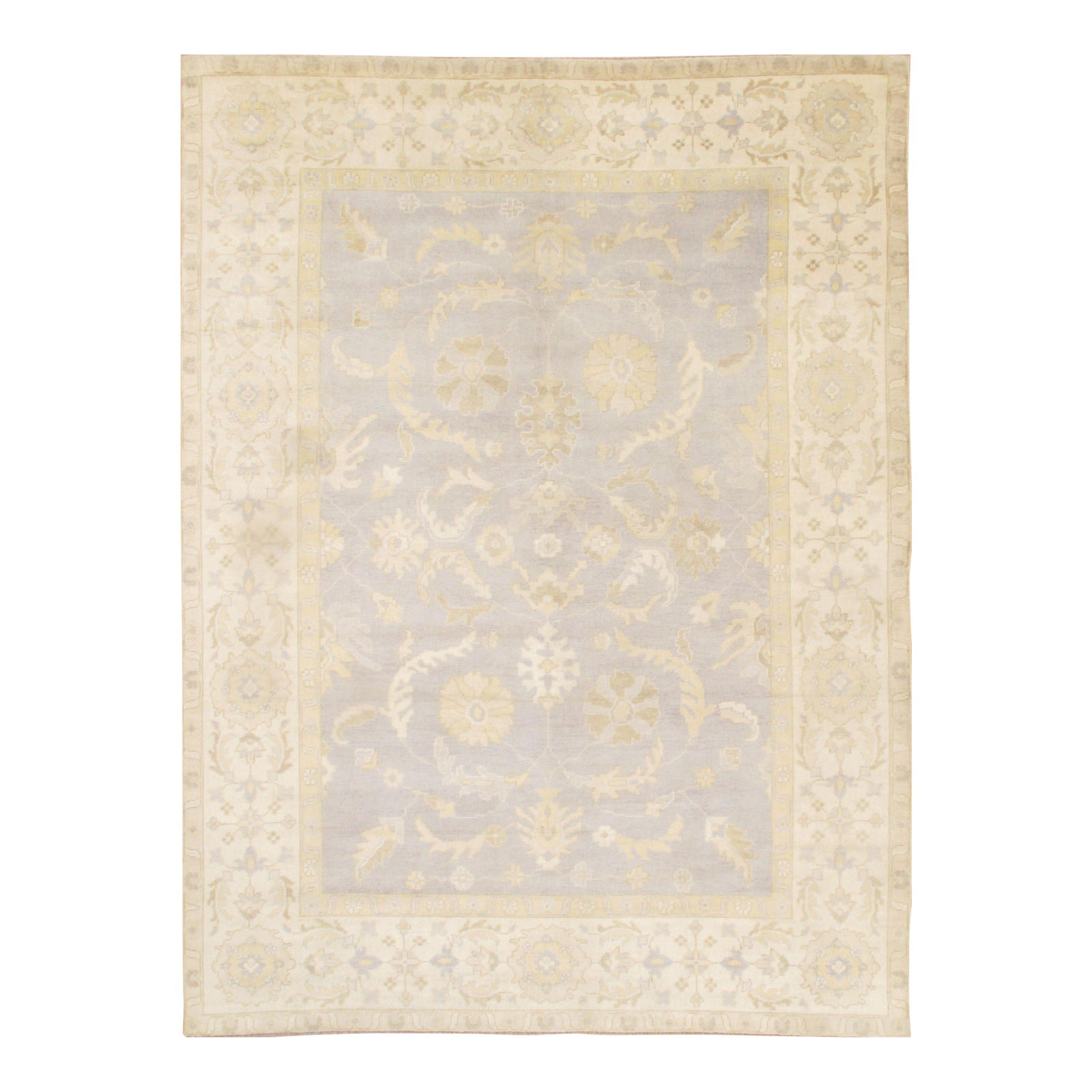 One Allium Way® One-of-a-Kind Hand-Knotted Beige 9' x 12' Wool Area Rug ...