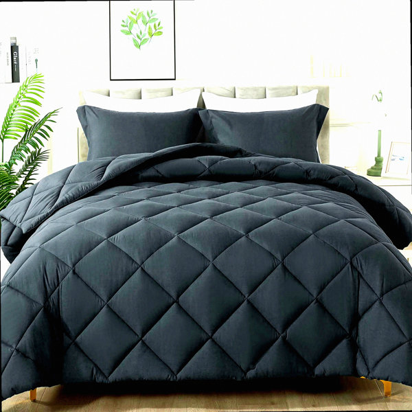 Hokku Designs All Season Comforter Set - Lightweight Down Alternative ...