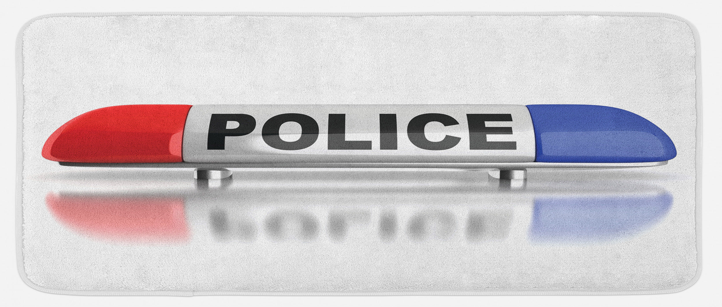 East Urban Home Police Kitchen Mat | Wayfair