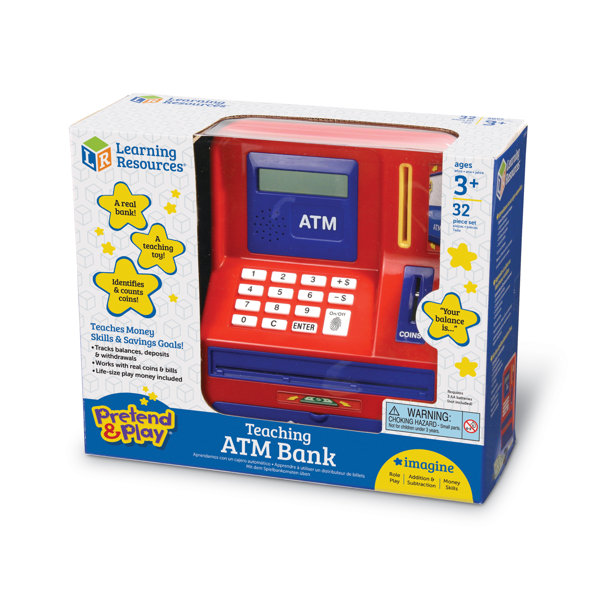Learning Resources Pretend And Play Teaching ATM Bank & Reviews | Wayfair