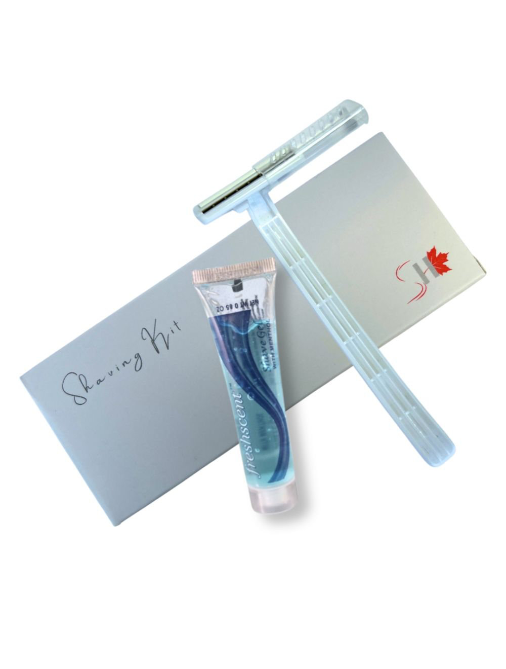 Hospitality Emporium Shaving Kit Razor Twin Blades White + FreshScent ...