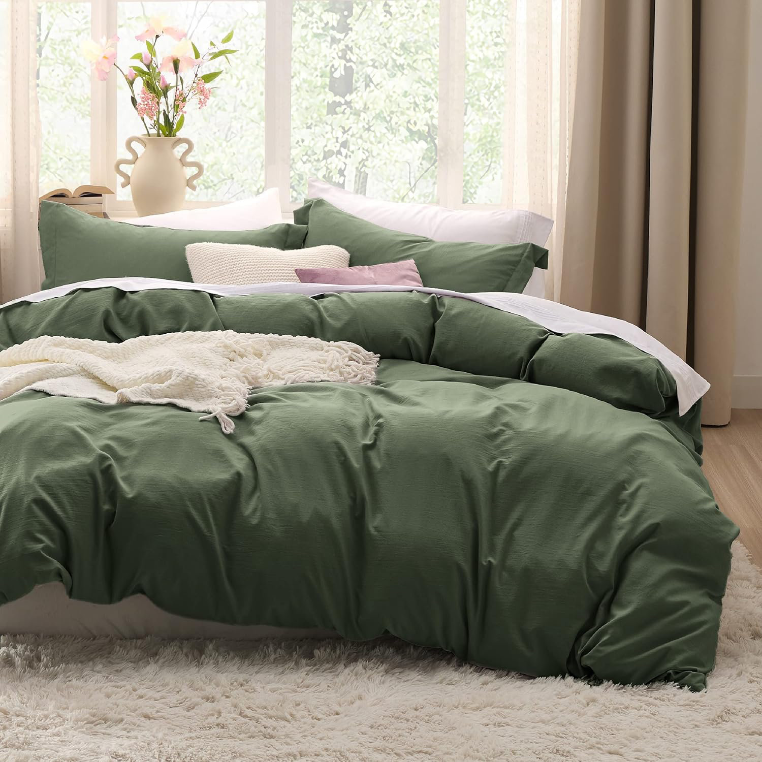 Bedsure Super Soft Prewashed Polyester Duvet Cover Set & Reviews ...