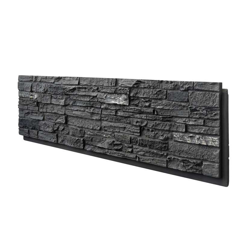 HOMEIBRO Faux Stone Wall Covering Panels for Interior and Exterior ...