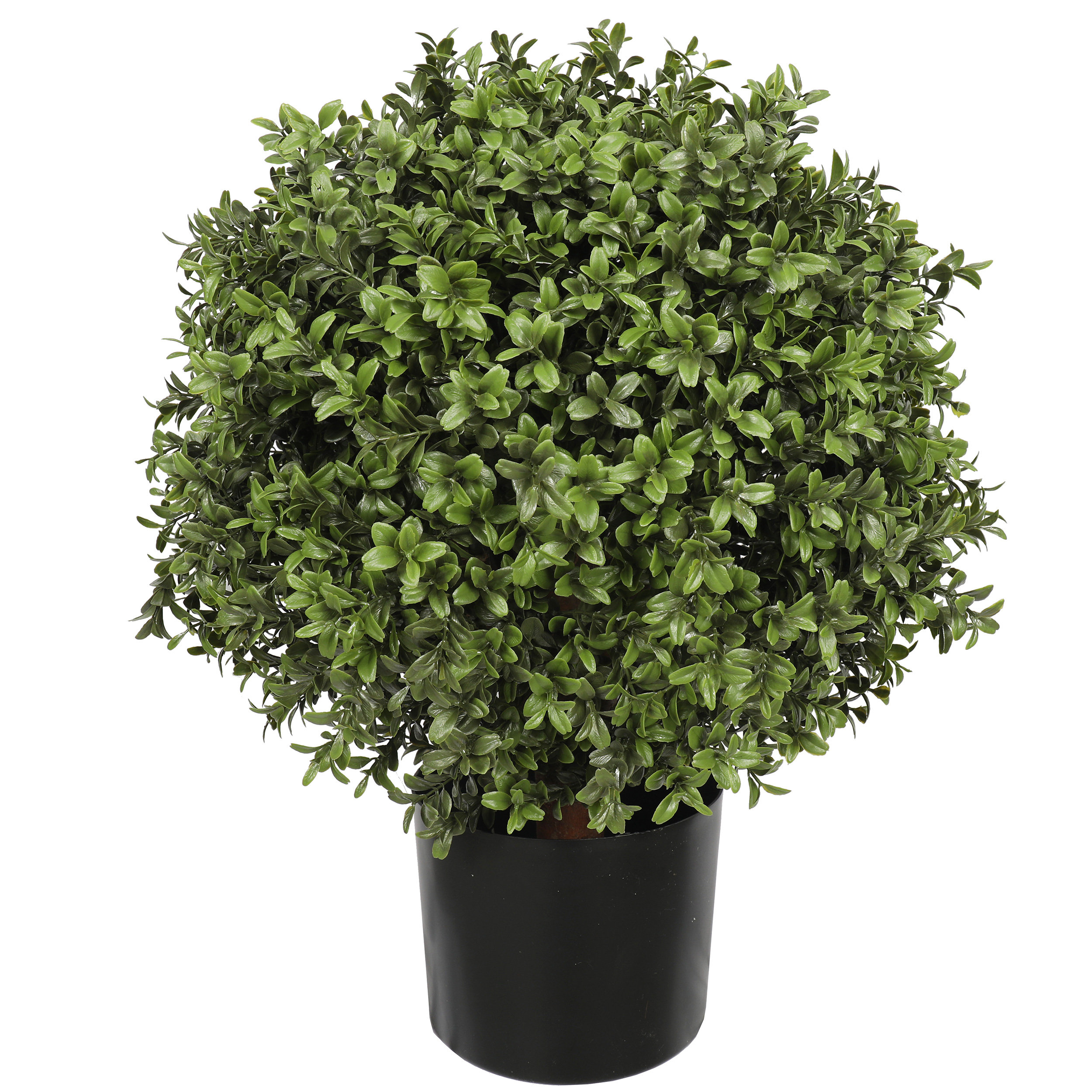 Primrue UV-Proof Outdoor Artificial Boxwood Topiary Ball W/Pot -Green ...