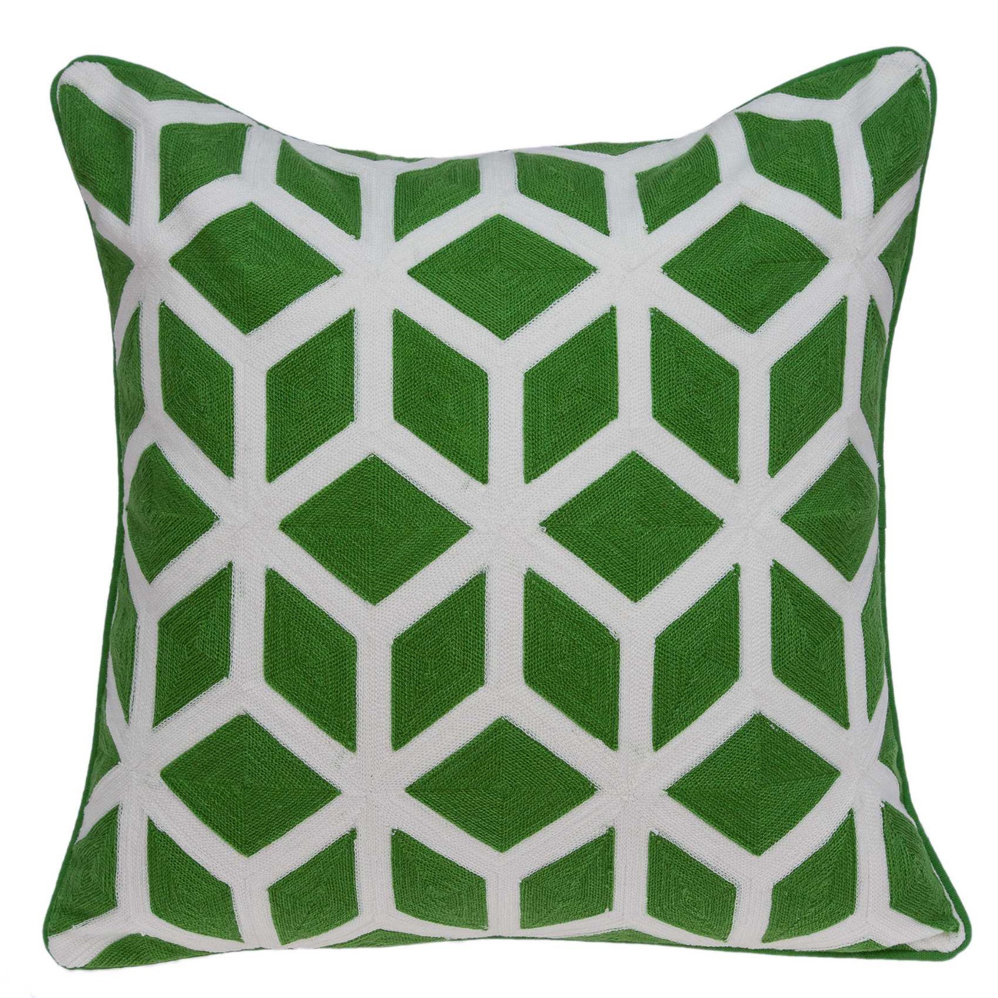 HomeRoots Cotton Geometric Throw Pillow | Wayfair
