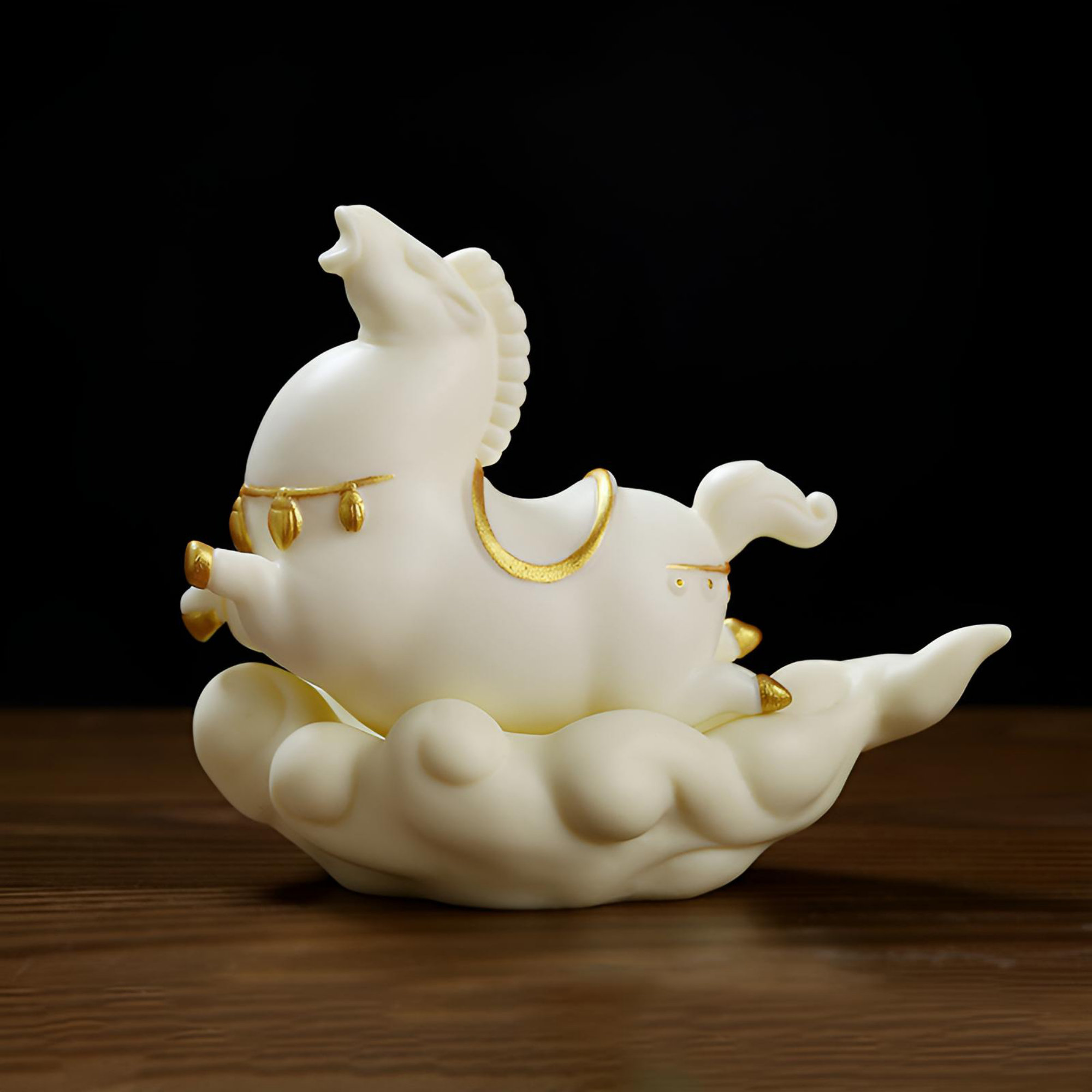Infinity Fortune Horse Statue - Premium Ceramic Craftsmanship | Wayfair