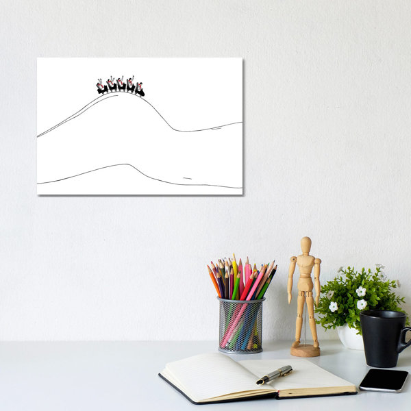 17 Stories Descent by Filippo Spinelli - Graphic Art on Canvas ...