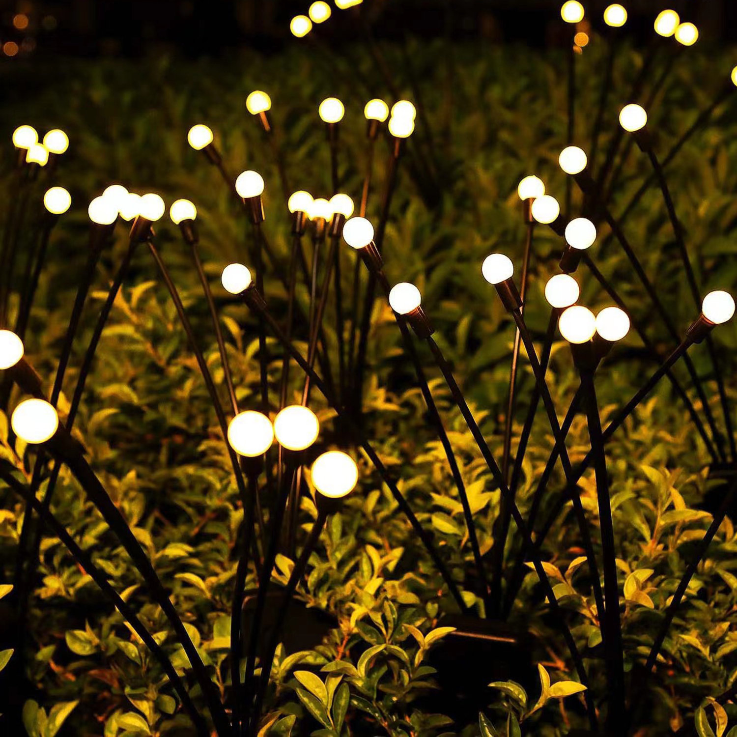 HEDAQI 10 Head Solar Powered Garden Swaying Lights, Pathway Light & Reviews - Wayfair Canada