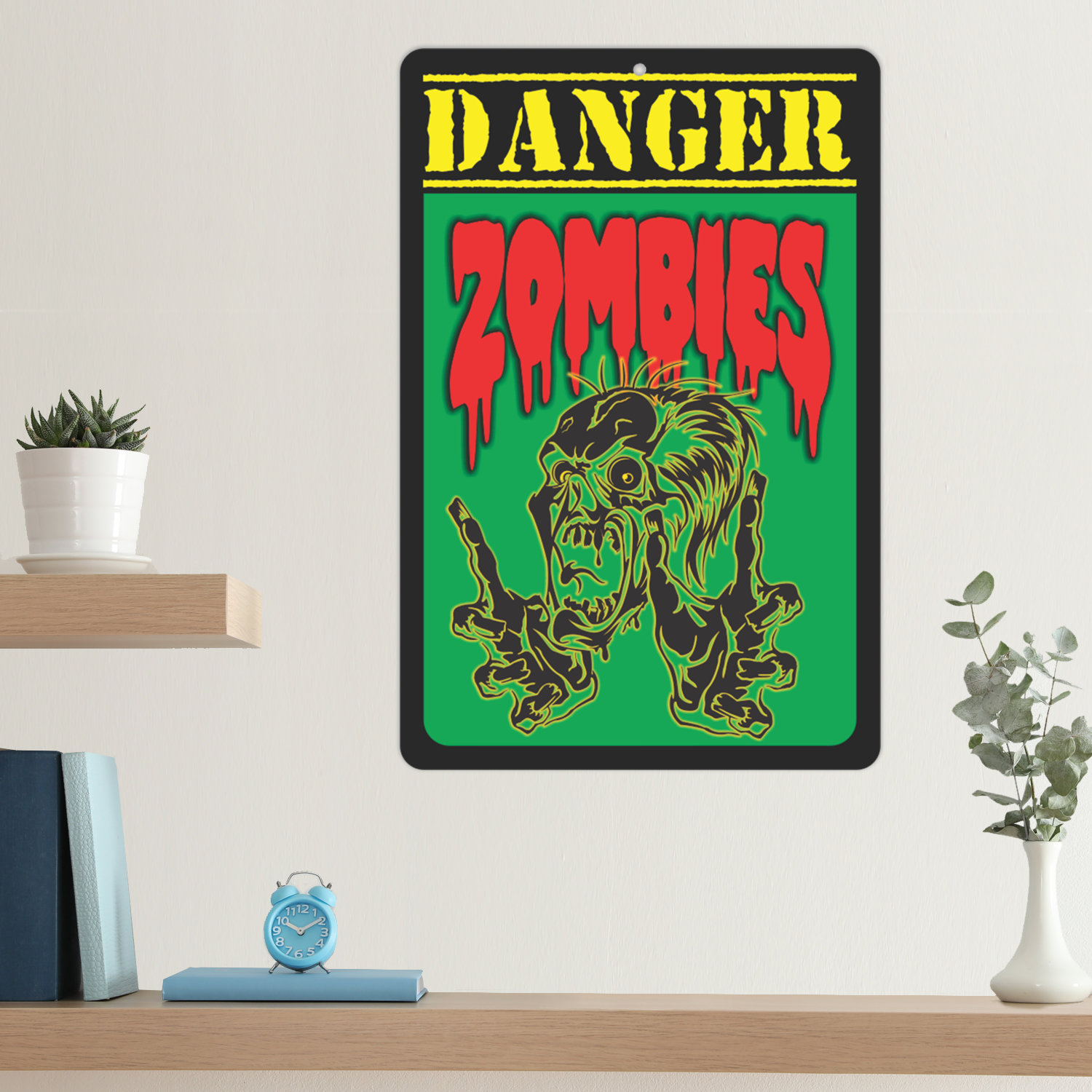 ATX CUSTOM SIGNS Danger Zombie Sign, Indoor And Outdoor Sign - Wayfair ...