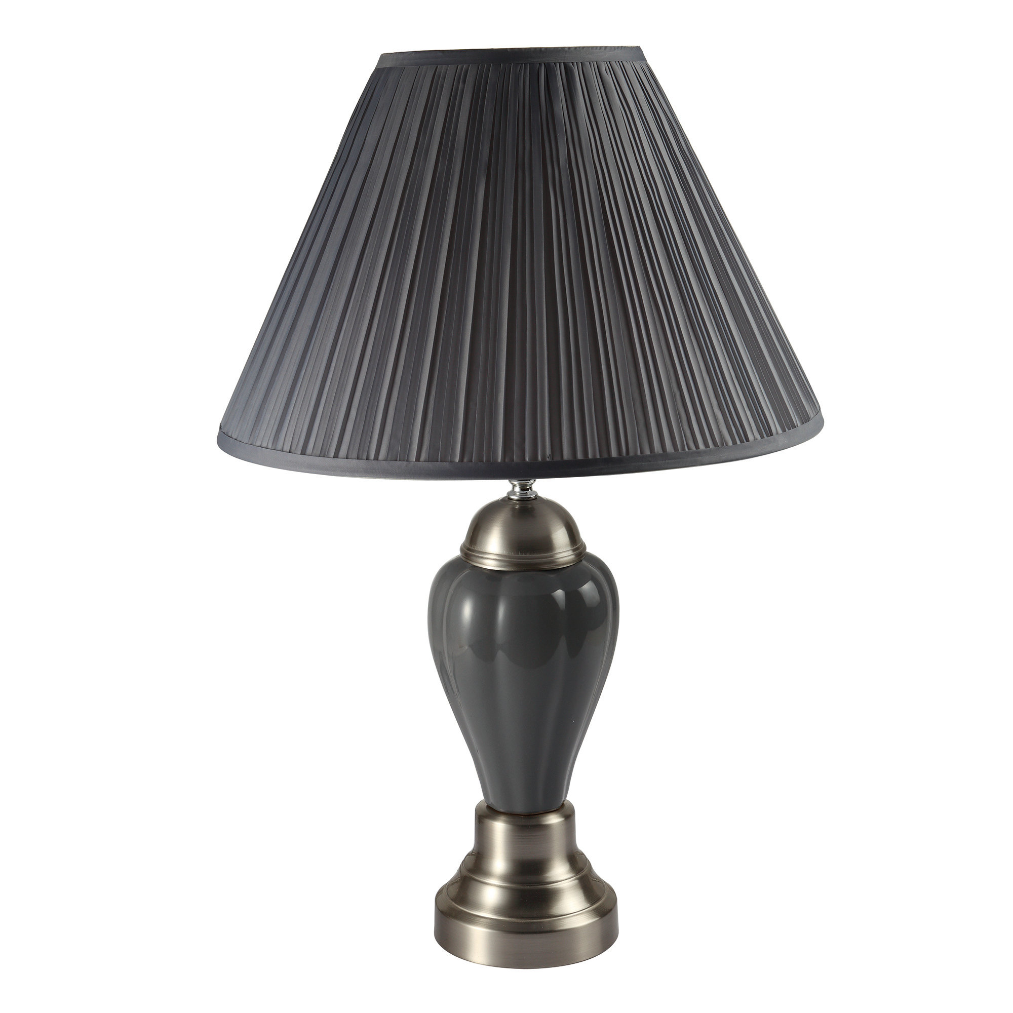 Bloomsbury Market Elegant and exquisite table lamp with pleated ...