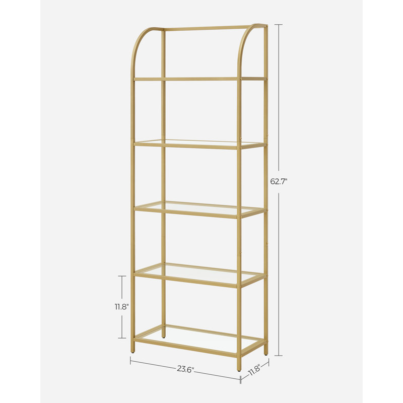 Willa Arlo™ Interiors Sheffield 62.7H 23.6W Etagere Bookcase & Reviews ...