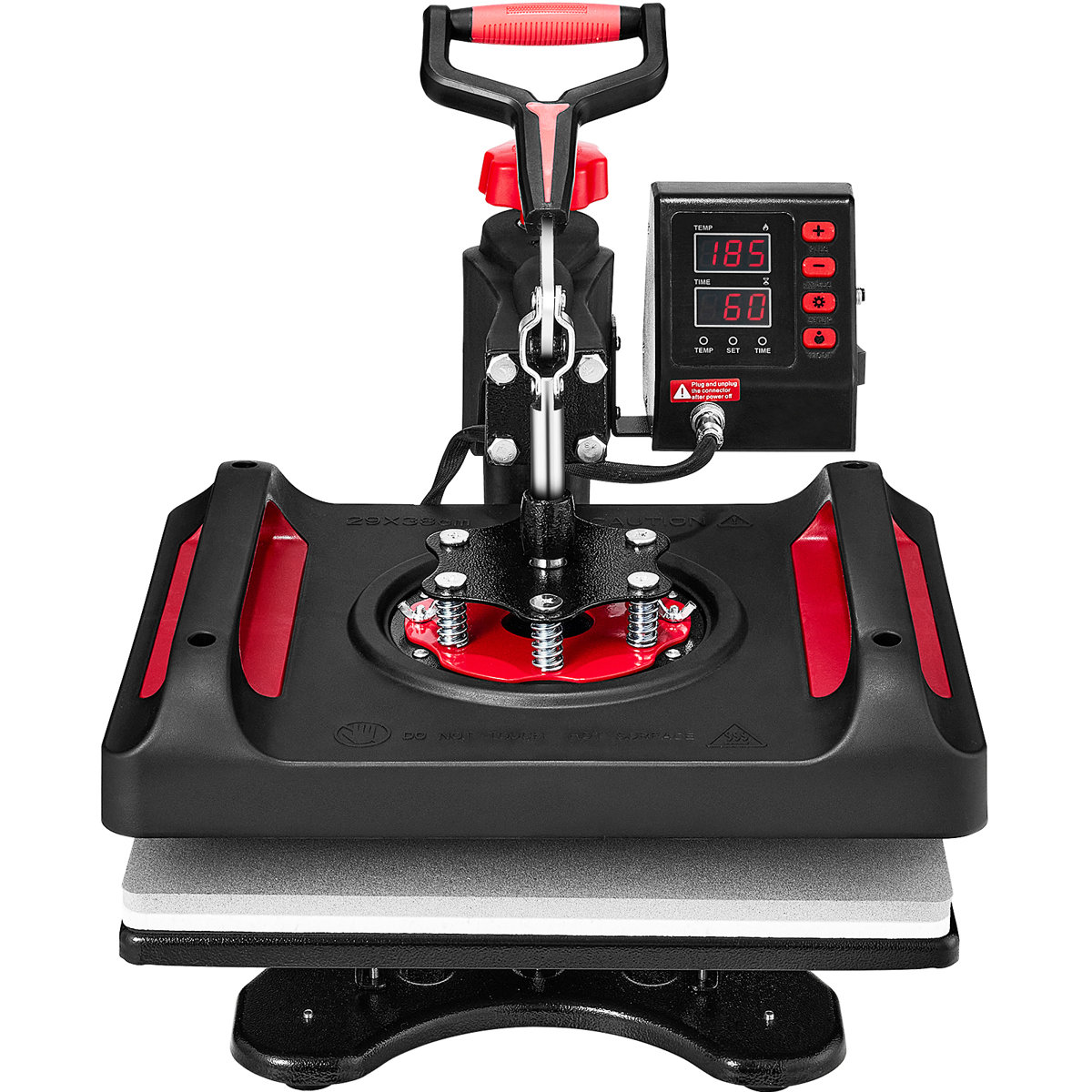 VEVOR 11 in 1 Heat Press, 12 Inch, Multifunctional Clamshell Printer ...