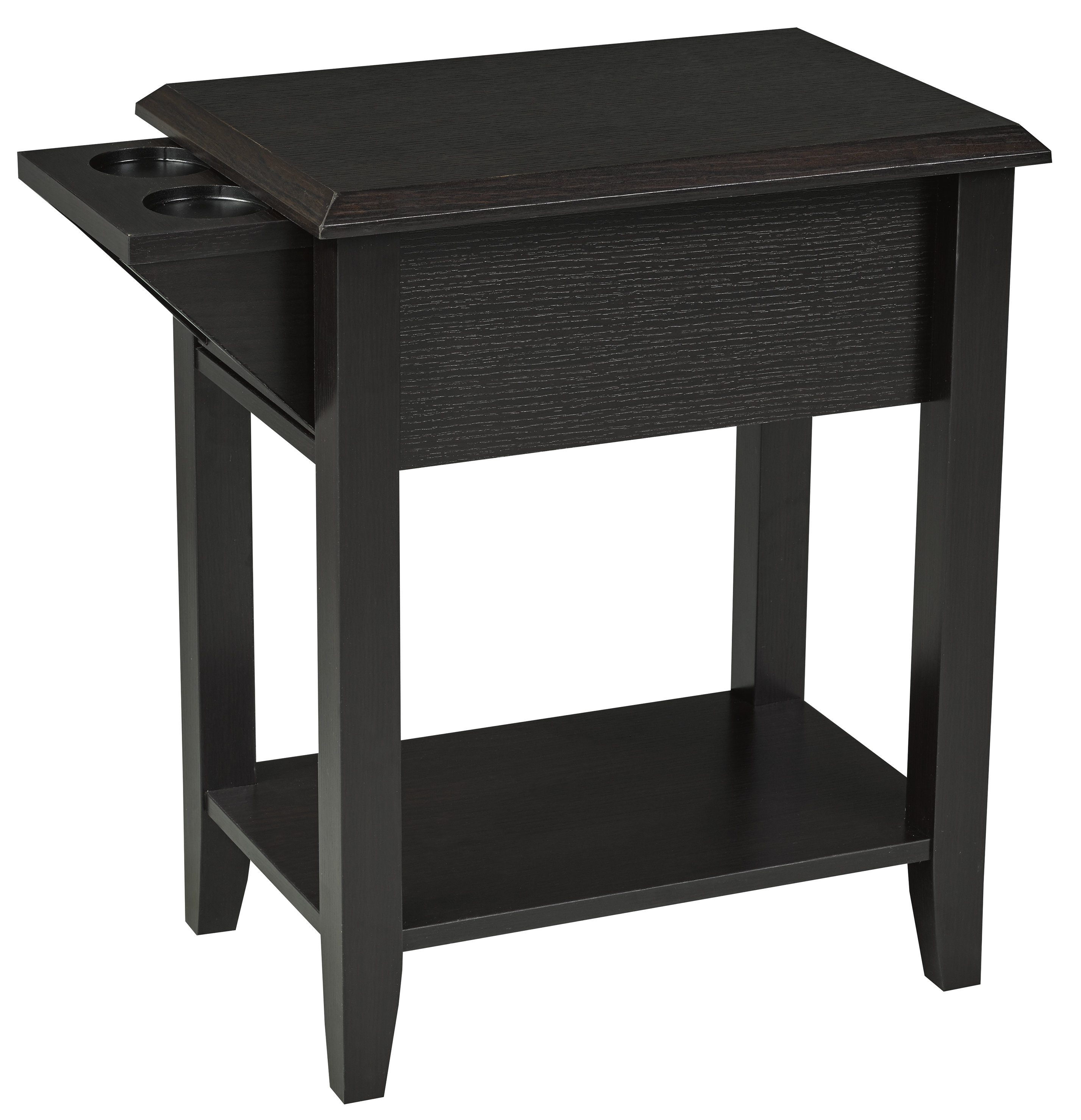 Brassex Multi-Tiered 4 Legs End Table with Storage & Reviews | Wayfair