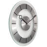 Ivy Bronx Retro 12.2" Clear Glass and Metal Wall Clock & Reviews | Wayfair
