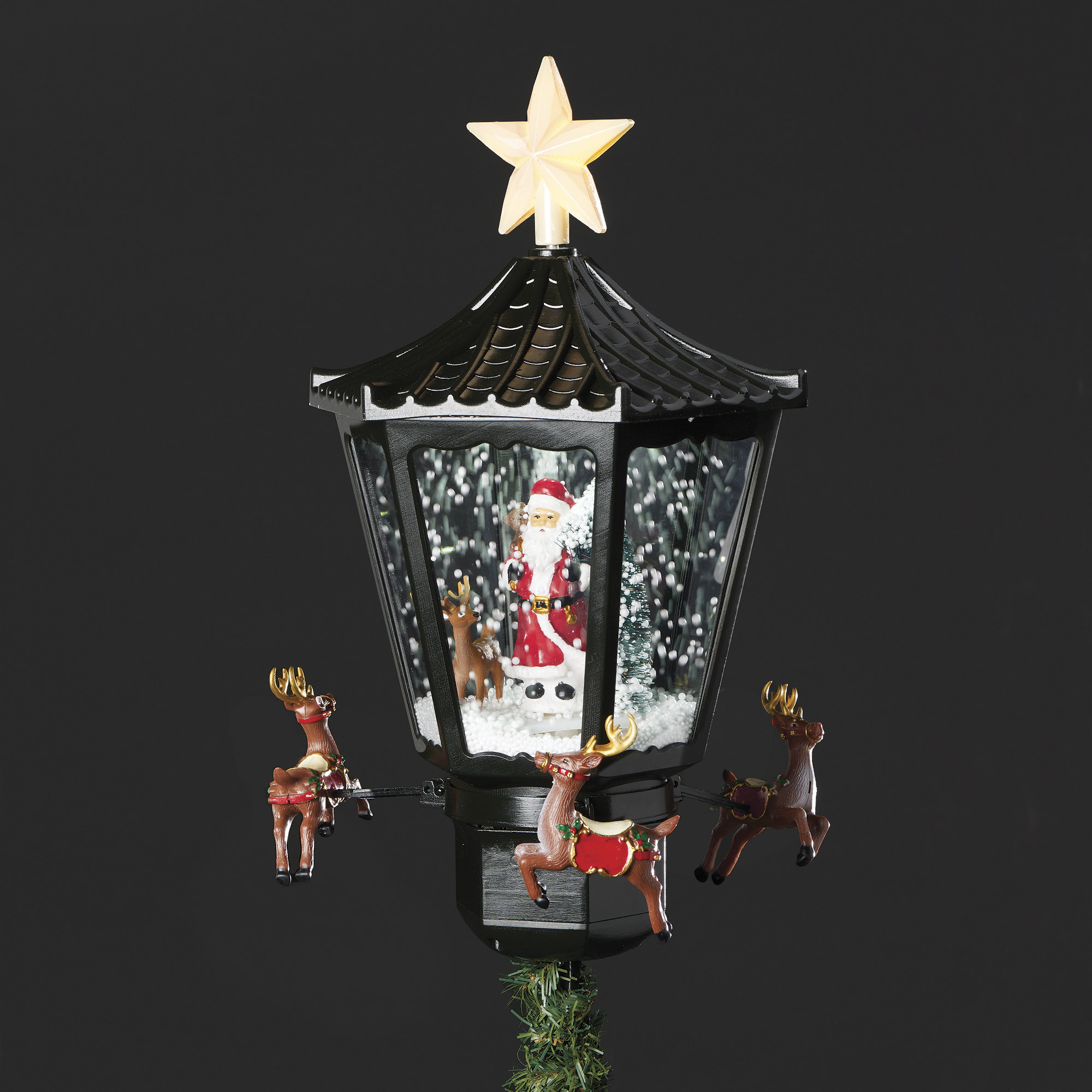 The Holiday Aisle® Home Décor, Christmas Collection, 13.5"H MUSICAL ...