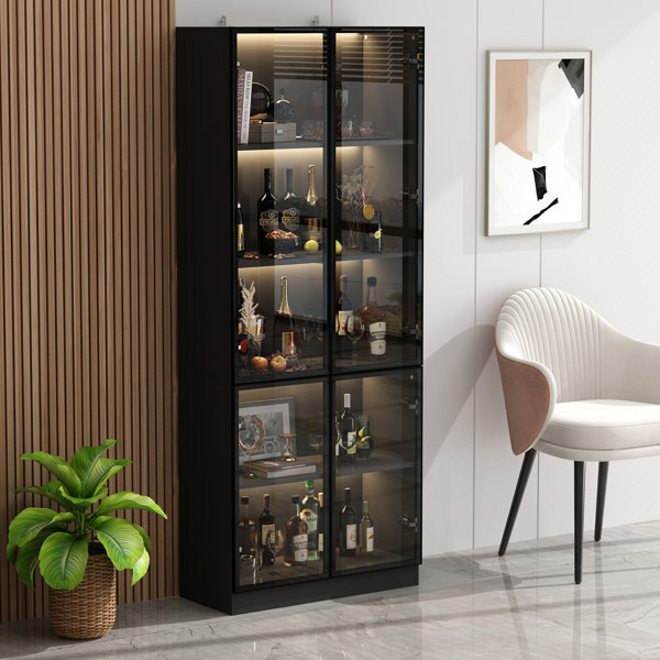 Wade Logan® Beza 2 Door China Cabinet & Reviews | Wayfair