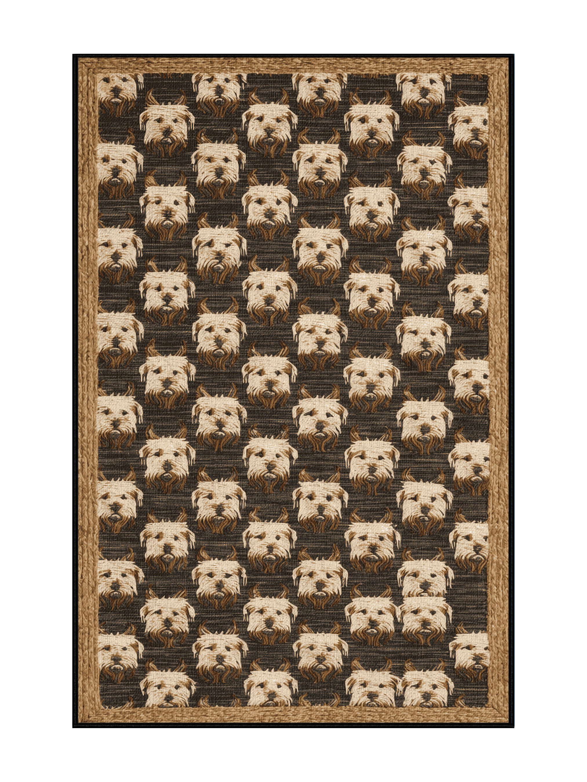 Red Barrel Studio® Washable Scottish Terrier Dogs Area Rug | Wayfair