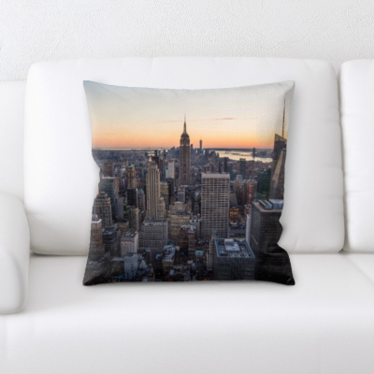 Latitude Run® Shafer New York City Shots Throw Pillow | Wayfair