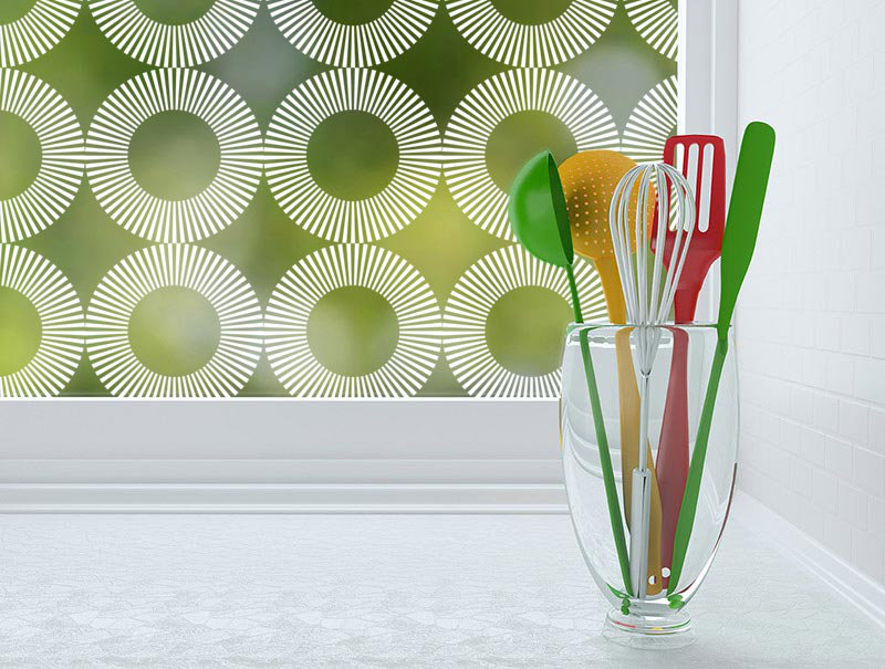 Stick Pretty Radial Privacy Window Film | Wayfair
