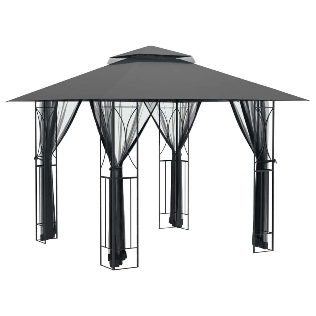 VidaXL 9.84 Ft. W x 9.84 Ft. D Steel Patio Gazebo Gazebo | Wayfair