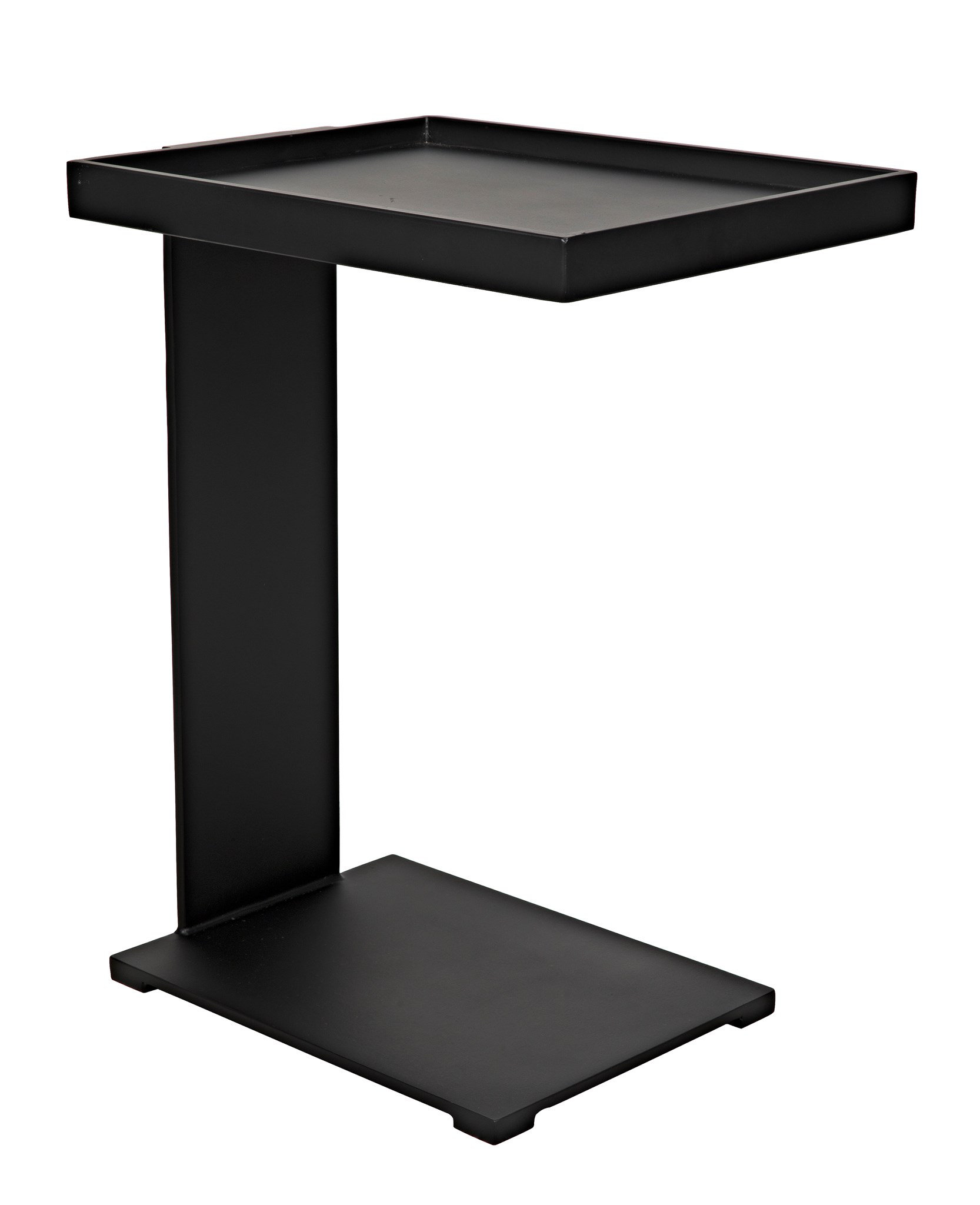 Noir Steel Tray Top C End Table | Wayfair