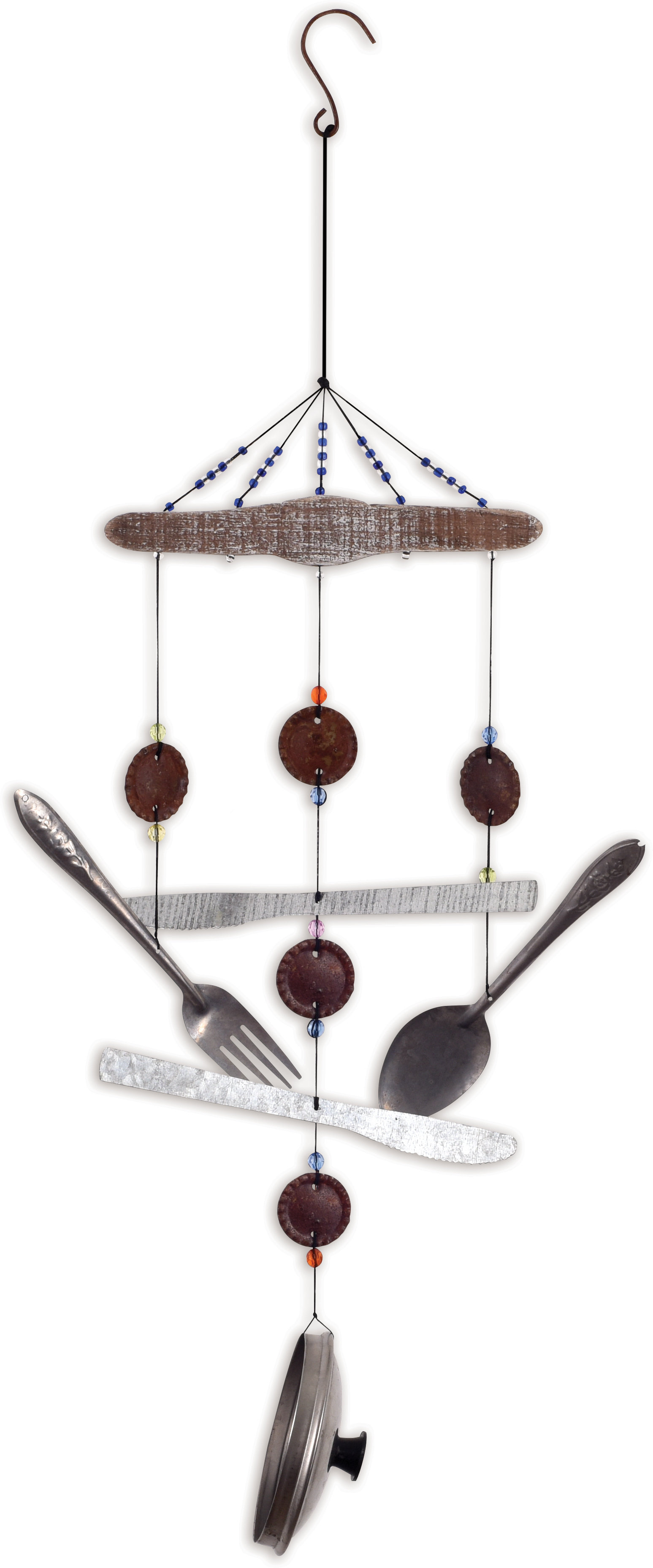 Union Rustic Funky Flatware Mobile Chime | Wayfair
