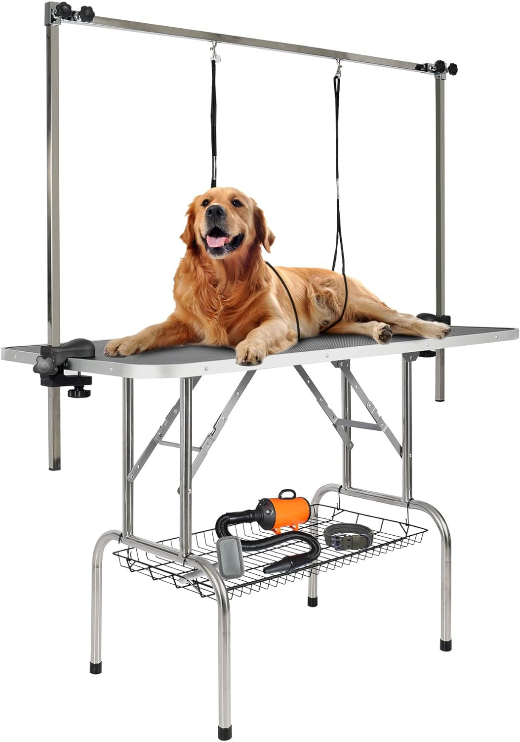 REDCAMP 64.6'' H x 24'' W x 45.7'' D Tabletop Grooming Table | Wayfair