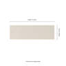 Ackland Metrola 4 in. x 12 in. Glossy Ceramic Subway Wall Tile ...