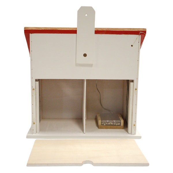 Home Bazaar Holiday Offerings Nutcracker House w/LED Lights 11 H x 11 W ...