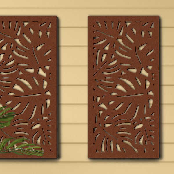 DESIGN-VU Tropics Decorative Privacy Panel & Reviews | Wayfair